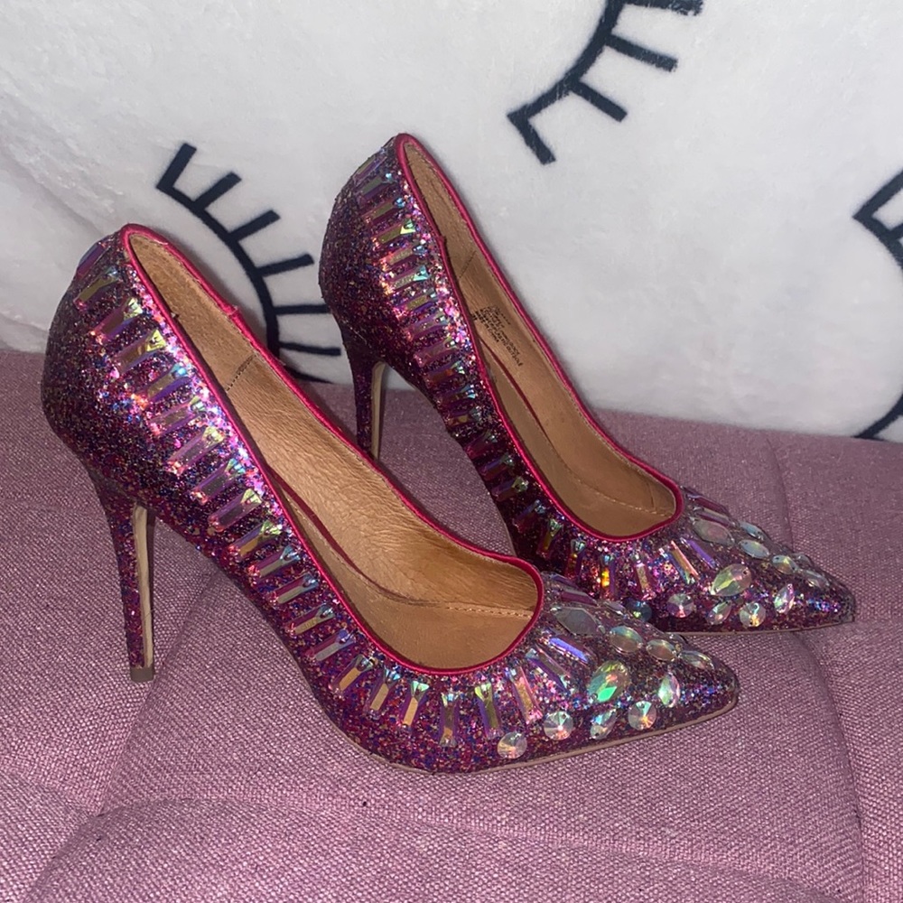 Steve Madden Barbie Sparkle Pump - Gem